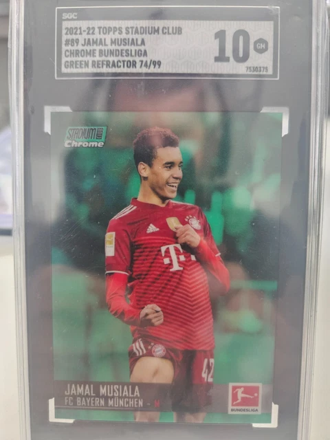 JAMAL MUSIALA - /99 SP GREEN - 2022 Topps Stadium Club Chrome - #89 ...