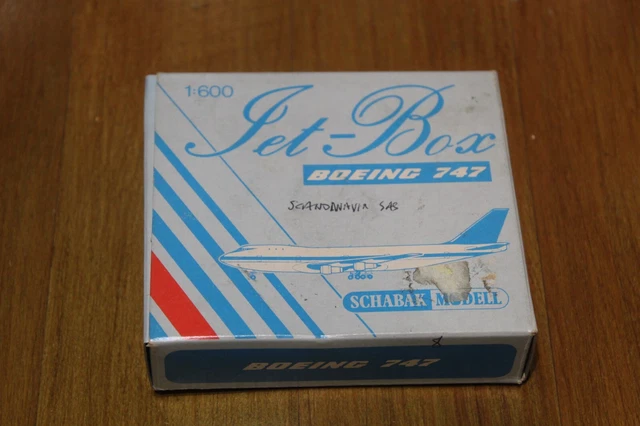 SCHABAK 1:600 JET Box Boeing 747 Number 901 -Boxed- £2.49 - PicClick UK