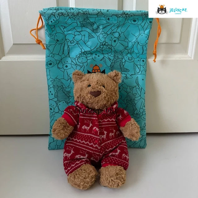 JELLYCAT BARTHOLOMEW BEAR Winter Pyjamas With Tags With Dust Bags🧸 £28. ...
