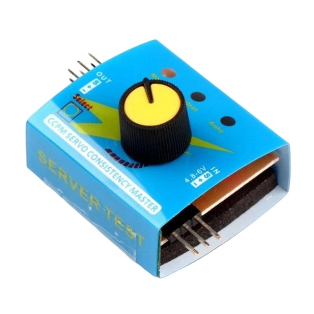 PORTABLE RC CONTROLLER Tester with Manual Neutral and Automatic ESC ...
