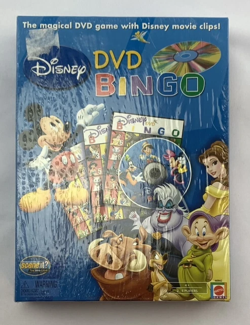 DISNEY DVD BINGO by Mattel Brand New Sealed FREE SHIPPING £67.74 ...