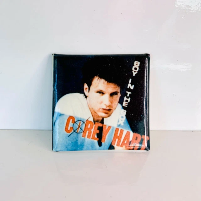 VINTAGE COREY HART - Boy In The Box - Button Pin Pinback Badge 1.5'' $8 ...