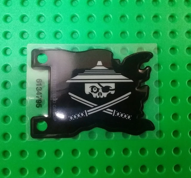 *NEW* LEGO BLACK Pirate Flag Ninjago Plastic Pirates Ship Battles x 1 ...