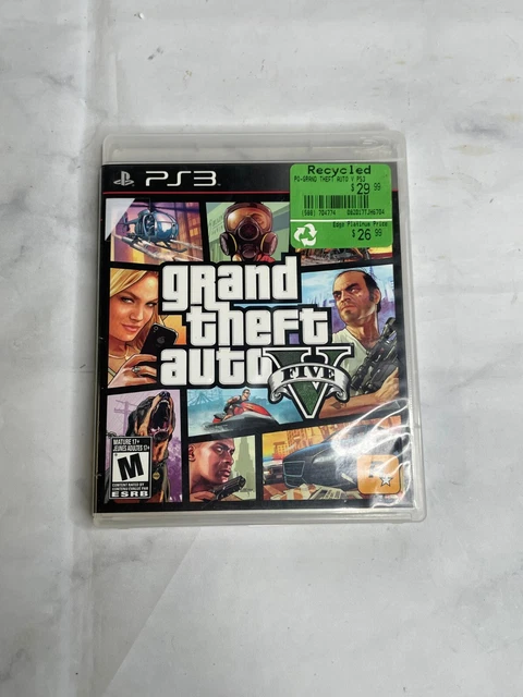 GRAND THEFT AUTO V GTA5 (Sony PlayStation 3, PS3) Complete CIB w/ Map & Manual $14.40 - PicClick CA