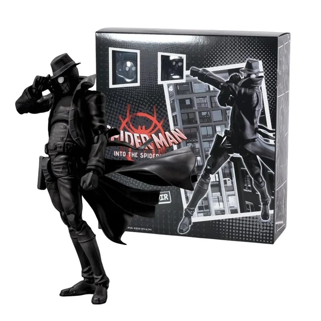 SPIDER MAN NOIR Marvel Legends Action Figure | Ultimate Black Spider ...