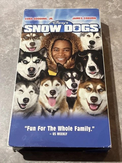 SNOW DOGS VHS 2002 VHS Walt Disney Cuba Gooding **SLIP COVER**TESTED ...
