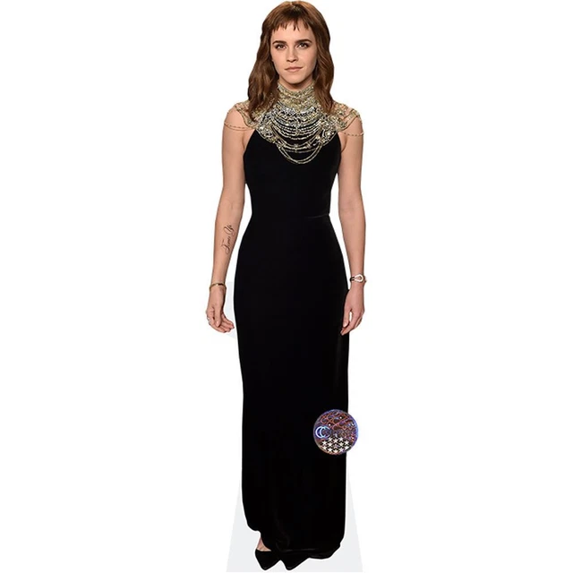 EMMA WATSON (LONG Black Dress) Silhouette en carton Taille Mini EUR 25 ...