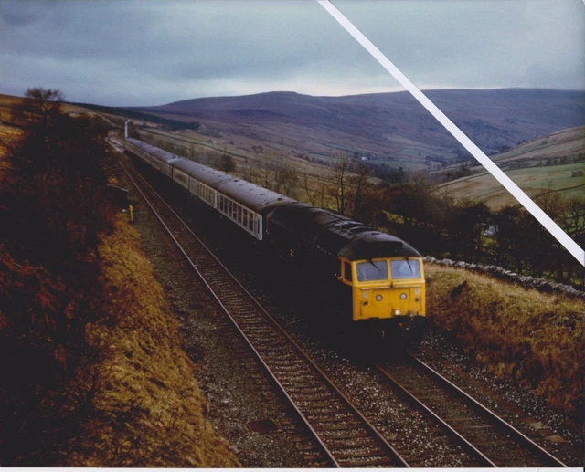 LARGE PHOTOGRAPH OF a class 47 on the S&C f £3.00 - PicClick UK