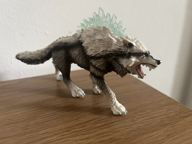 SCHLEICH ELDRADOR SNOW Wolf Toy Figure 42452 £10.99 - PicClick UK