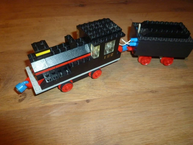 LEGO SYSTEM 122 Railroad 4.5 Volt 60s 60s Loco and Tender Engine Runs ...