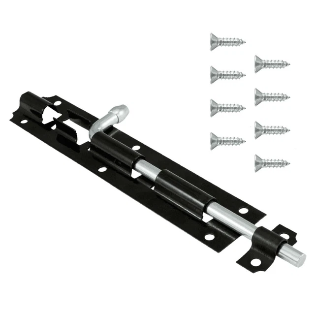 JUMBO TOWER BOLT Heavy Duty Tower Bolt Lock Garden Gate Shed Sliding ...