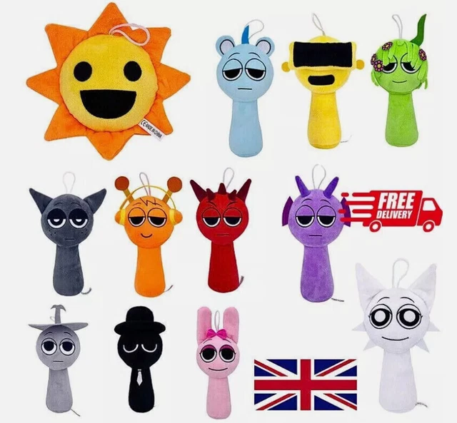 SPRUNKI PLUSH TOY Simon Oren Winda Sprunki Character Doll Plush Toy ...