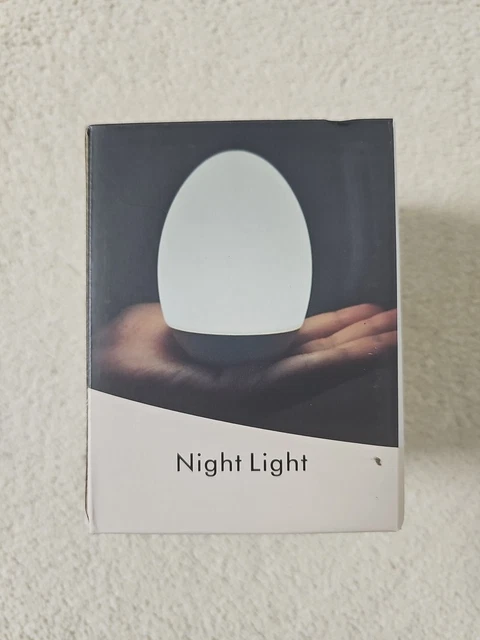 DREAM EGG NIGHT Light with Touch Control Rechargeable Dimmable Egg ...