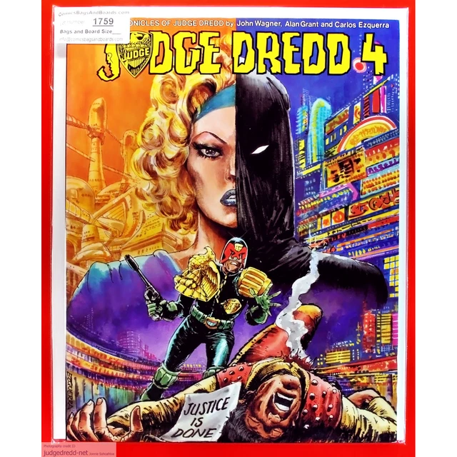 2000AD CHRONICLES OF Judge Dredd 4 - Titan Graphic Novel Comic Book ...
