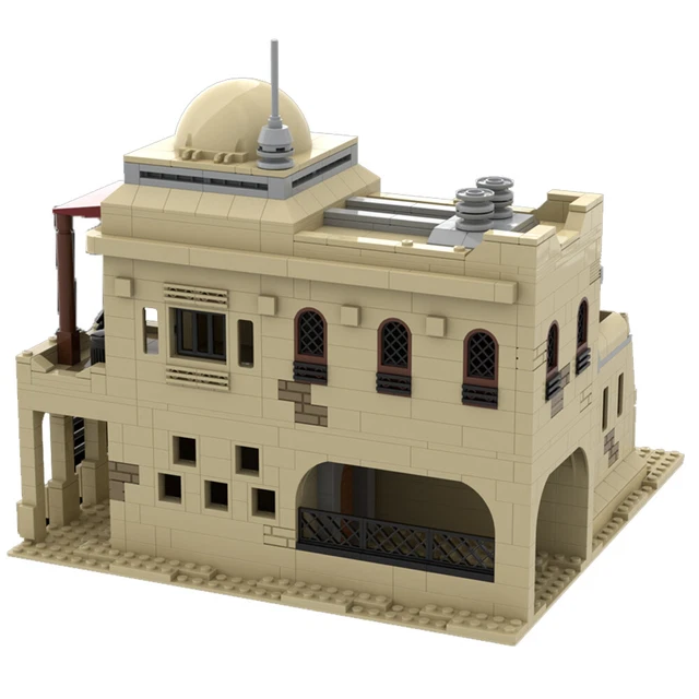 ZITIANYOUBUILD TATOOINE MOS Eisley Villa Minifig Scale Building Toys ...