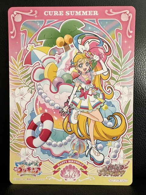 CARTE D'ANNIVERSAIRE CURE Summer Manatsu Natsumi Tropical Rouge Precure ...