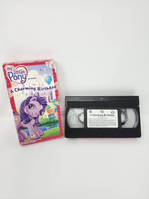 MY LITTLE PONY - A Charming Birthday (VHS) Animated Movie - Cartoon MLP ...