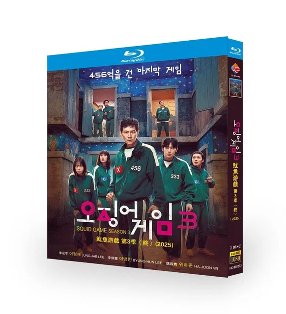 SQUID GAME SEASON 3 (2025) 2-Disc 1080P All RegionPlay Seal Box $32.04 ...