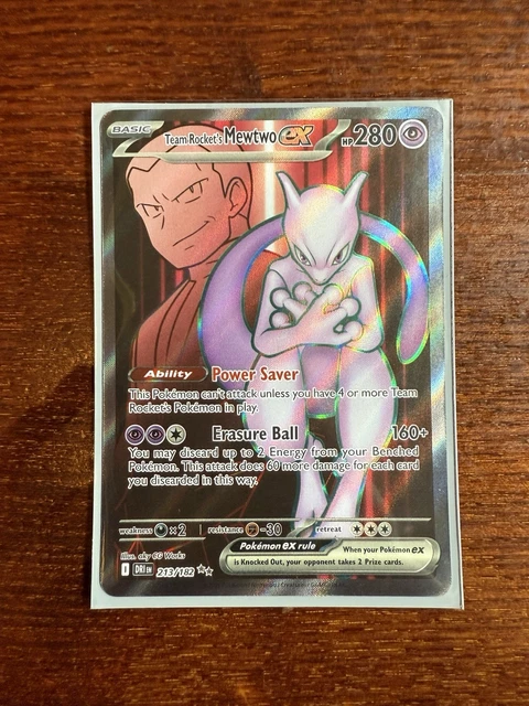 POKÉMON TCG TEAM Rocket's Mewtwo EX Destined Rivals 231/182 £26.63 ...