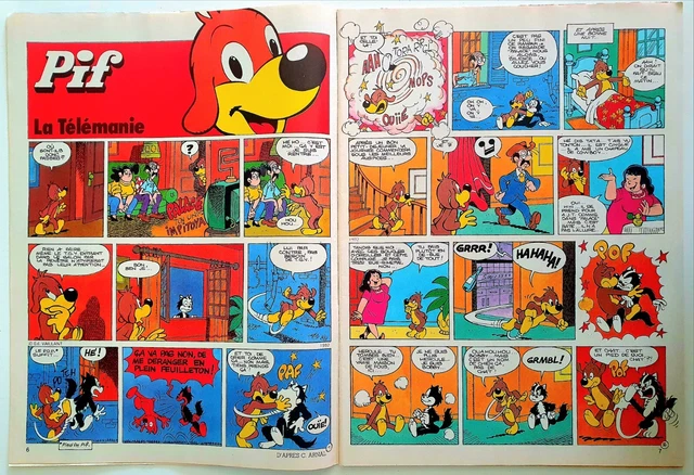 PIF GADGET N°754 (06/09/1983) : Pif & Hercule, Pifou, Yvain, Hugh ...