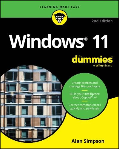 ALAN SIMPSON WINDOWS 11 For Dummies, 2nd Edition (Poche) EUR 26,83 - PicClick FR