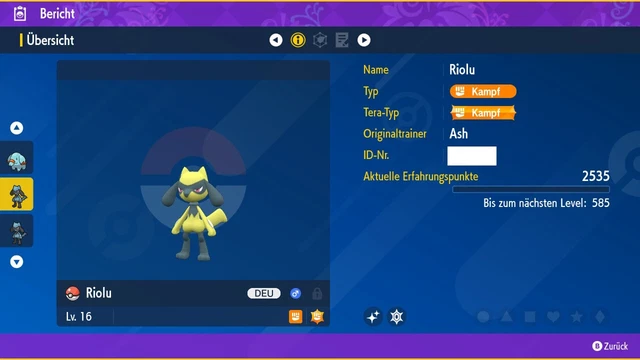 SHINY RIOLU 6IV | LVL 1 | Pokémon Karmesin / Violet / Écarlate EUR 4,99 ...