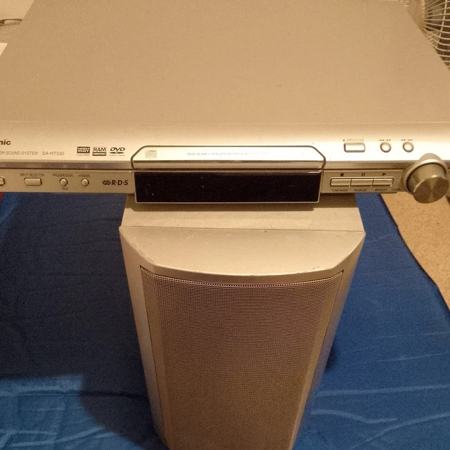 PANASONIC SB-WA530 ACTIVE subwoofer & DVD Home theater player SA-HT530 ...