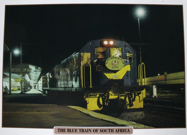 SOUTH AFRICA SA The Blue Train Railroad Picture Brochure Pamphlet Info ...