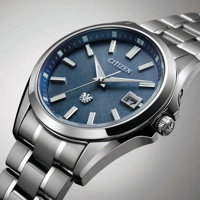 THE CITIZEN AQ4091-56M Eco-Drive Titanium Indigo-dyed Japanese paper ...