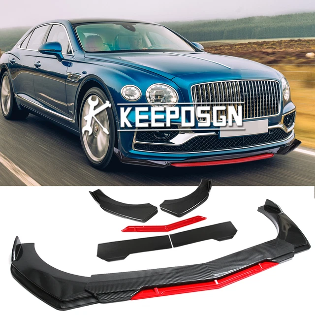 FOR BENTLEY FLYING Spur Front Bumper Lip Splitter Spoiler Lower Chin ...