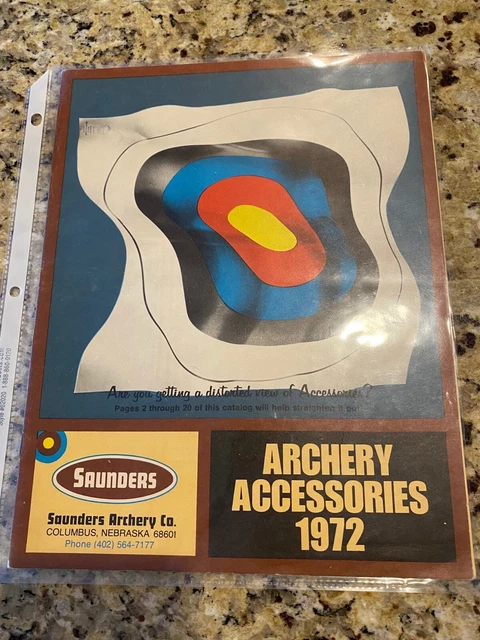 VINTAGE ARCHERY CATALOG Saunders 1972 Brochure Booklet $28.01 - PicClick CA