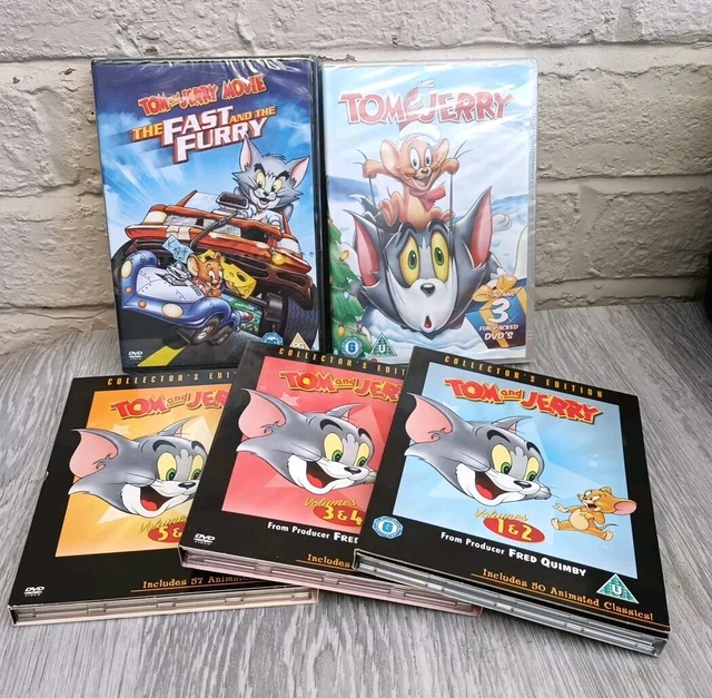 TOM AND JERRY Dvd Collector Edition Volumes 1 -6 Bundle 5 Dvds Mix Of Used /New £12.99 - PicClick UK