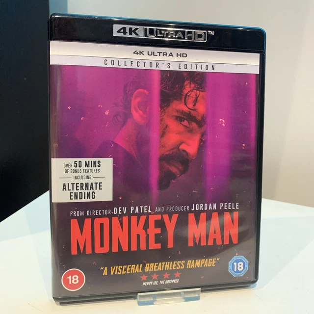 MONKEY MAN [18] 4K Ultra HD Collector’s Edition with SLIPCOVER £16.13 ...