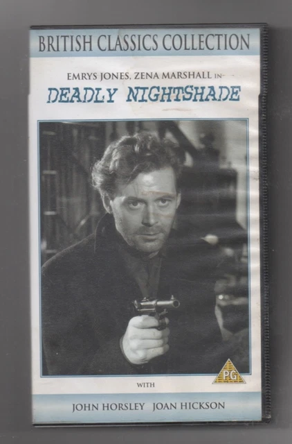 DEADLY NIGHTSHADE ~EMRYS Jones / Zena Marshall~ *British Classic Collection VHS* £7.95 - PicClick UK