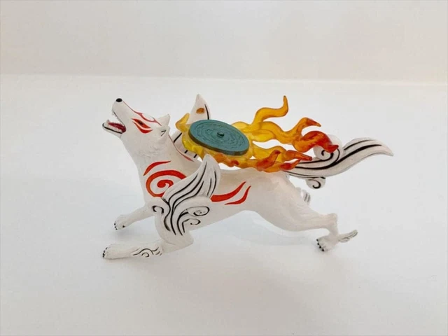 OKAMI FIGURE AMATERASU Noodle Stopper FuRyu Capcom 4" 2016 Statue Anime ...