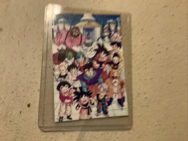 LOT DRAGON BALL Z Carte Plastifiée Type Rami Card - Non Officielle EUR ...