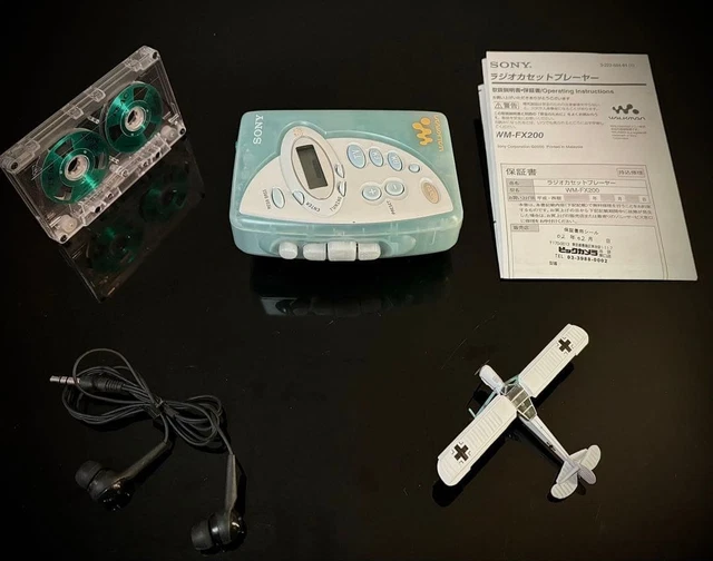 SONY WALKMAN WM-FX200 Light Green Cassette Player Radio Serviced Near Mint $284.55 - PicClick AU