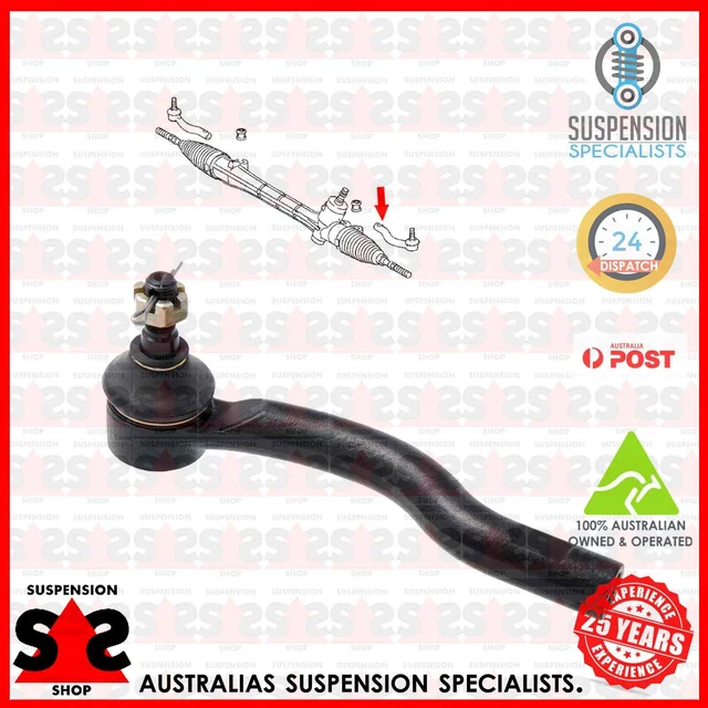 FRONT AXLE LEFT Tie Rod End Suit TOYOTA Auris (_E18_) 1.8 (ZRE182 ...