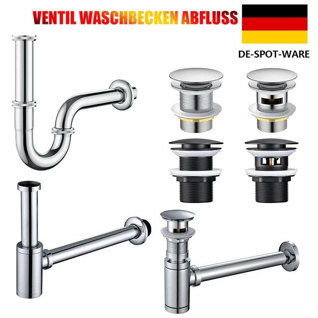 Ablaufgarnitur Doppelsple Mit Berlauf