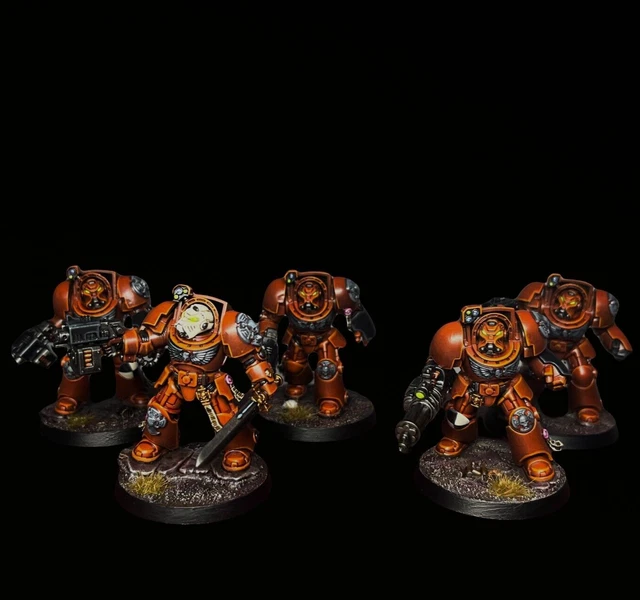 BLOOD ANGELS TERMINATOR Squad peint Warhammer 40k Primaris Space ...