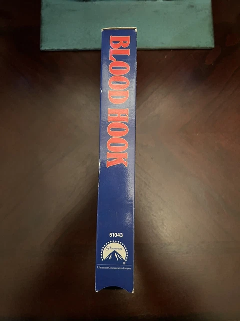 BLOOD HOOK VHS Prism Entertainment Troma 1986 Horror Slasher Rare Gore ...