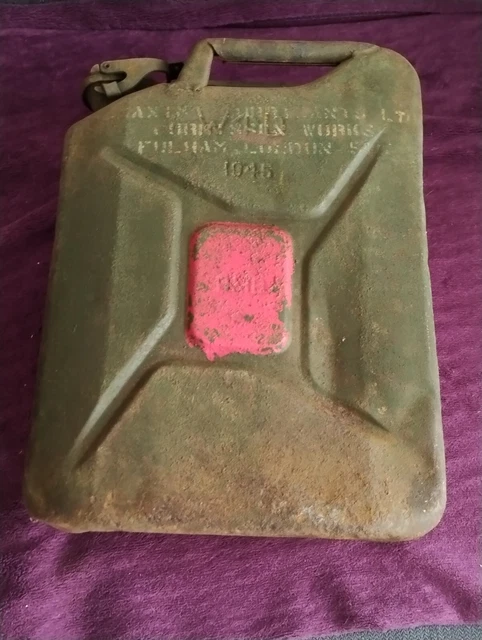 WW2 ORIGINAL BRITISH Wartime Military Used Jerry Can, 1945. £22.00 ...