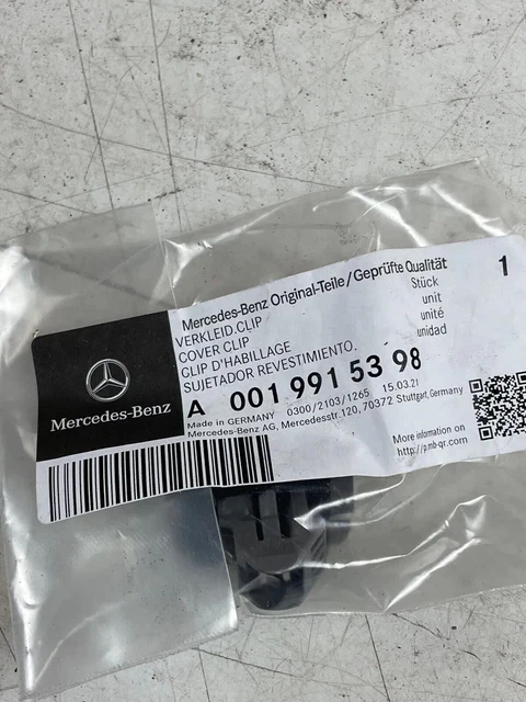 MERCEDES BENZ S205 W205 Verkleidung Klammer 0019915398 Neu Original EUR ...