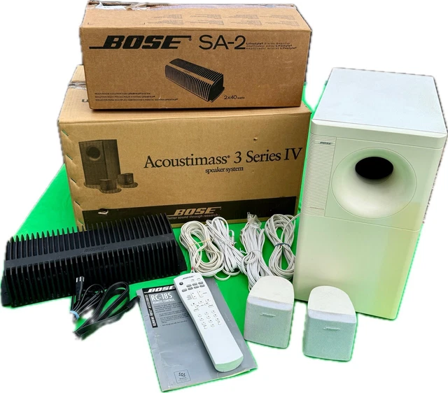 BOSE: SA2 Lifestyle Amplifier + Acoustimass 3 Series IV + RC-18S Remote ...