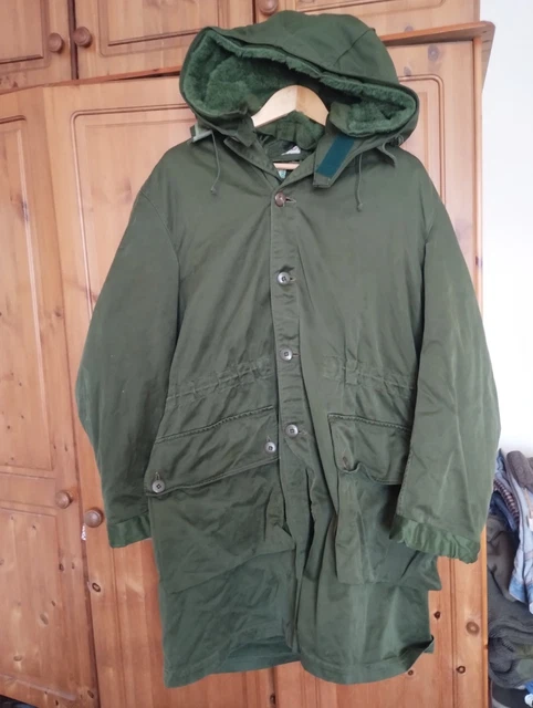 SWEDISH ARMY WINTER Parka M59 Fully Lined With (Rare) Lined Hood. All ...