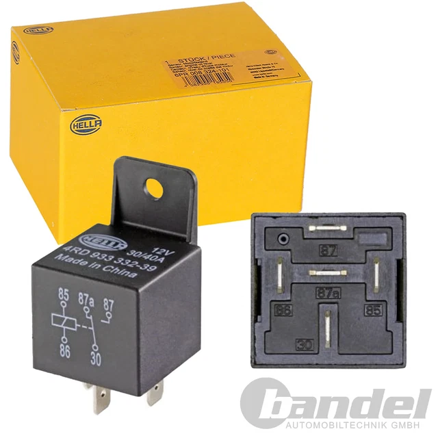 HELLA RELAIS, RELAIS De Courant De Travail 12V 4RD 933 332-397 EUR 19 ...