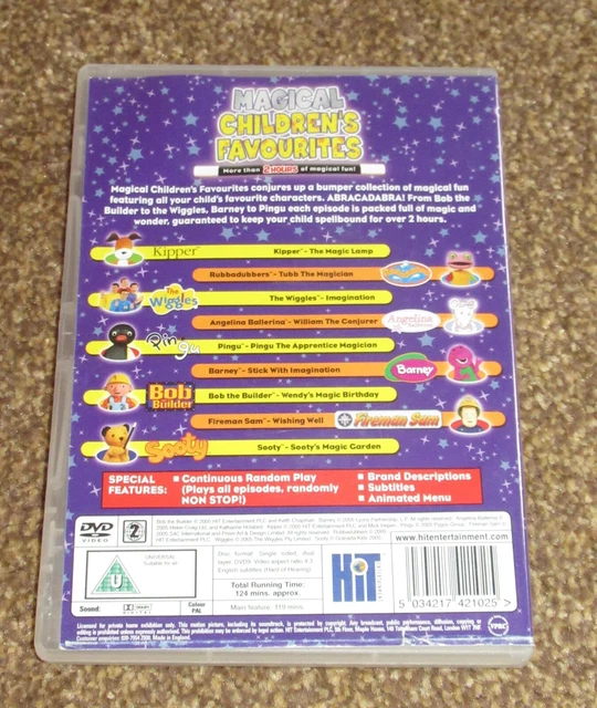 MAGICAL CHILDREN'S FAVOURITES & Incredibubble DVDs Pingu Sooty The ...