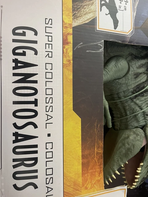 MATTEL JURASSIC WORLD Dominion Super Colossal Giganotosaurus Dinosaur ...