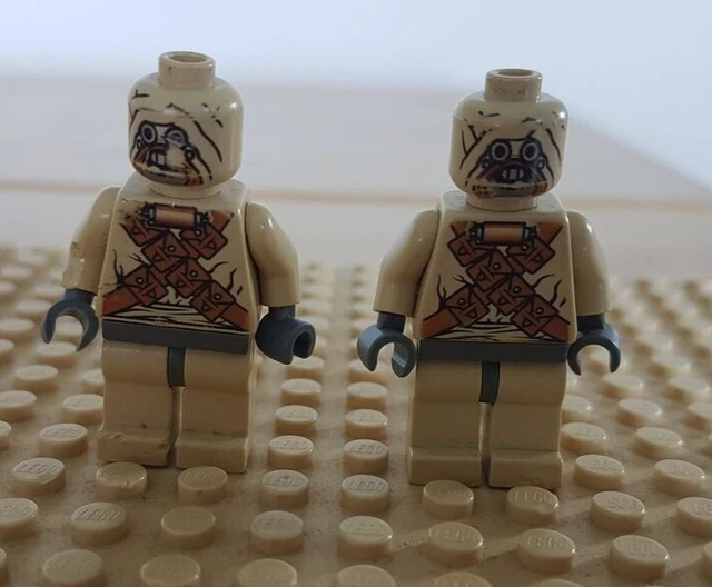 2 TUSKEN RAIDER LOT LEGO STARWARS MANDALORIAN star wars 7113 minifigure ...