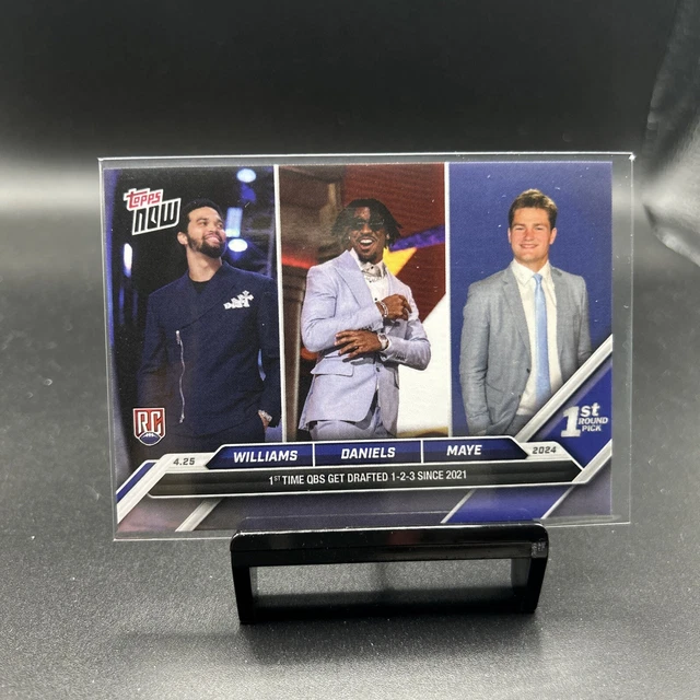 CARTA ROOKIE 2024 TOPPS NOW CALEB Williams Jayden Daniels Drake Maye #d-trip rc EUR 1,86 ...